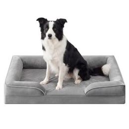 FEANDREA Orthop&auml;disches Hundebett M-XXXL, abnehmbarer Bezug, erh&ouml;hte R&auml;nder, rutschfest XL