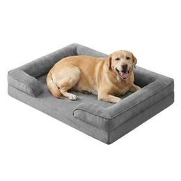 FEANDREA Orthop&auml;disches Hundebett M-XXXL, abnehmbarer Bezug, erh&ouml;hte R&auml;nder, rutschfest XXL