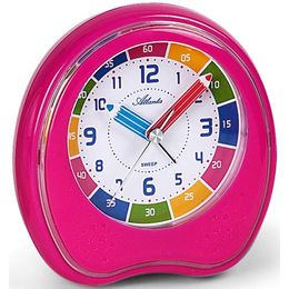 Kinderwecker Atlanta "1953-17", pink, Wecker, Kinder, ideal auch als Geschenk