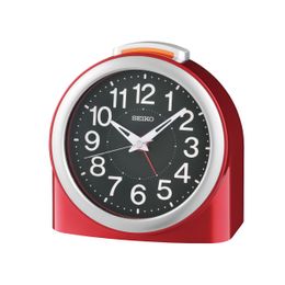 Quarzwecker Seiko, rot, Wecker, Wecker, Beleuchtung, Schlafzimmer, durchlaufende Sekunde, Piepalarm