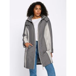 Funktionsmantel Classic Basics, Damen, Gr. 38, anthrazit, hellgrau, 100% Polyester, Wattierung:100% Polyester, &Auml;rmelfutter:100% Polyester, M&auml;ntel