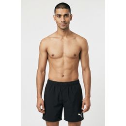 Badeshorts Puma, Herren, Gr. XL, N-Gr, schwarz, Web, Polyester, unifarben, Badehosen Badeshorts, mit zeitlosem Design