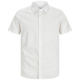 Jack & Jones Herren Gro&szlig;e Gr&ouml;&szlig;en | Jack&Jones Freizeithemd mit Leinen Farbe wei&szlig; Gr&ouml;&szlig;e: 7XL