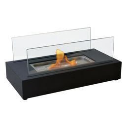 Purline Bioethanol-Kamin, Schwarz, Glas, 35x15x18 cm, Kleinm&ouml;bel, Kamine & Zubeh&ouml;r, Kamin&ouml;fen