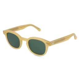 Fielmann AB 015 SUN RN ROMEO | Unisex-Sonnenbrille | Fassung: Vollrand, Oval, Acetat, Honig Milchig | Glasfarbe: G15