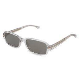 Victoria Beckham VB 1012/S | Damen-Sonnenbrille | Fassung: Vollrand, Eckig, Acetat, Beige | Glasfarbe: Grau
