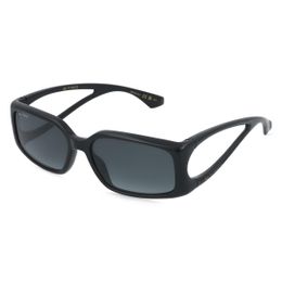 Etro Etro ZEPHYR | Damen-Sonnenbrille | Fassung: Vollrand, Eckig, Kunststoff, Schwarz | Glasfarbe: Grau