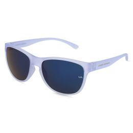 Under Armour UA SKYLAR 2 | Unisex-Sonnenbrille | Fassung: Vollrand, Quadratisch, Kunststoff, Kristall Blau | Glasfarbe: Gr&uuml;n Verlaufend