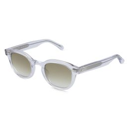 Fielmann AB 015 SUN RN ROMEO | Unisex-Sonnenbrille | Fassung: Vollrand, Oval, Acetat, Kristall Gl&auml;nzend | Glasfarbe: Braun Verlaufend Mehrfarbig