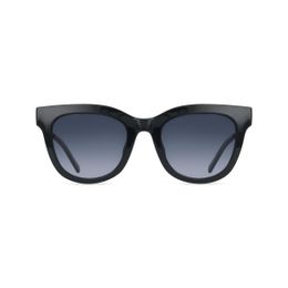 Fossil FOS 2169/G/S | Damen-Sonnenbrille | Fassung: Vollrand, Cat Eye, Propionat, Schwarz | Glasfarbe: Grau
