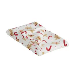 CS Schmal como Plaid Lebkuchenm&auml;nnchen mehrfarbig Synthetik Ma&szlig;e (cm): B: 130 &raquo; H&ouml;ffner