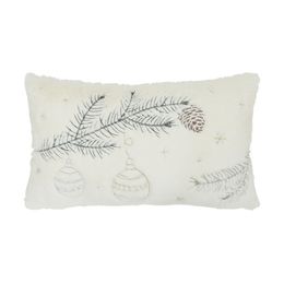 CS Schmal como Kissen Weihnachten &brvbar; wei&szlig; &brvbar; Ma&szlig;e (cm): B: 30 &raquo; H&ouml;ffner