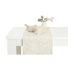 CS Schmal como Tischl&auml;ufer Weihnachten &brvbar; beige &brvbar; Synthetik &brvbar; Ma&szlig;e (cm): B: 40 &raquo; H&ouml;ffner