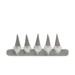 CS Schmal como Zugluftstopper Weihnachten &brvbar; grau &brvbar; Polyester &brvbar; Ma&szlig;e (cm): B: 90 &raquo; H&ouml;ffner