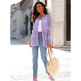 Ajourstrickjacke