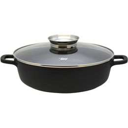 Servierpfanne ELO "Alucast", schwarz, H:7,5cm &Oslash;:24cm, Pfannen, Induktion