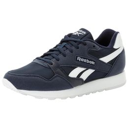 Sneaker Reebok CLASSIC "ULTRA FLASH", Damen, Gr. 40, blau (vecnav, ftwwh), Synthetik, Textil, Schuhe Sneaker