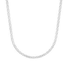 Kette ohne Anh&auml;nger Amor, silberfarben, Halsketten, Herren, Silber 925 (Sterlingsilber), L: 55 B: 3,4mm, B:3,4mm