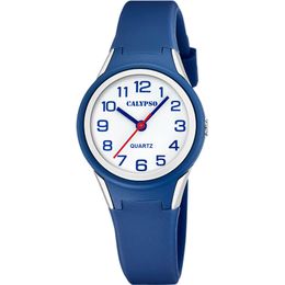 Quarzuhr Calypso Watches "Sweet Time", blau, Armbanduhren, Kinder, Quarzuhr, Armbanduhr, Kinderuhr, analog, Geschenkidee, Geburtstag, Schulanfang