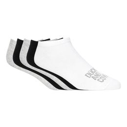 Duck and Cover - "Fubel" Sneaker-Socken f&uuml;r Herren(5er-Pack) (Schwarz/Wei&szlig;/Grau)