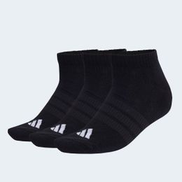 Funktionssocken adidas Performance "C ESS LOW 3P", Damen, Gr. XXL (49/51), schwarz, schwarz, wei&szlig;, Obermaterial: 60% Baumwolle, 37% Polyester, 2% Elasthan, 1% Polyamid, Socken