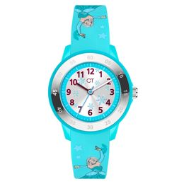 Quarzuhr Cool Time "The Cool Ice Princess", t&uuml;rkis, Armbanduhren, Kinder, Quarzuhr, Armbanduhr, Silikonarmband, Kinderuhr, M&auml;dchen, analog