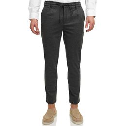 Shorts INDICODE "INZeddi", Herren, Gr. L, N-Gr, charcoal mix, Web, Obermaterial: 66% Viskose, 30% Polyamid, 4% Elasthan, unifarben, regular fit ca. Mitte Oberschenkel, Hosen Shorts, Viskosemischung, regular fit