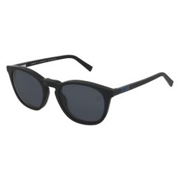 Timberland TB1766 Brille Unisex | Fassung: Vollrand, Rund, Schwarz Matt
