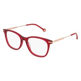 Carolina Herrera 0103 Brille Damen | Fassung: Vollrand, Rund, Rot Transparent