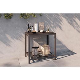 Ambia Garden Outdoork&uuml;che, Anthrazit, Metall, Kunststoff, einzeln stellbar, 90x84x61.5 cm, Gartenm&ouml;bel, Outdoor-K&uuml;chen