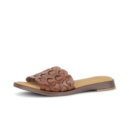 Pantolette Gabor "Pantolette", Damen, Gr. 36, braun, Schuhe Pantolette