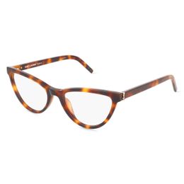 SAINT LAURENT SL M138 Brille Unisex | Fassung: Vollrand, Cat Eye, Havanna