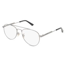 Bottega Veneta BV1340OK Brille Unisex | Fassung: Vollrand, Pilot, Ruthenium