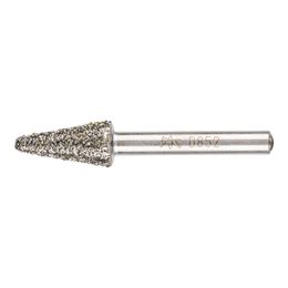Pferd TOOLS Diamant-Schleifstift Kegel 12x25x6 mm D852 zum Schleifen von Grau-und Sph&auml;roguss (36476071)