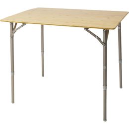 Bo-Camp Urban Outdoor Bambus-Campingtisch h&ouml;henverstellbar 80 x 60 cm - Campingtische