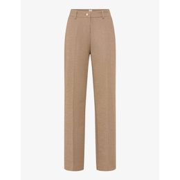 Brax Damen Flatfronthose Style MAINE DESERT, hellbeige, Gr. 32