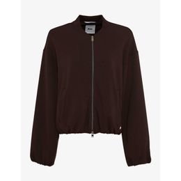 Brax Damen Sweatjacke Style BECKY L brunette, dunkelbraun, Gr. 34