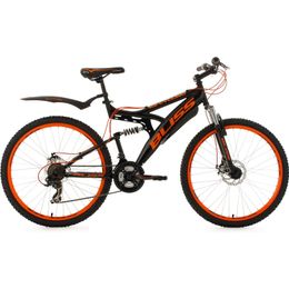 KS-Cycling KS Cycling Fully Mountainbike Bliss 26 Zoll schwarz-orange