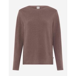 Brax Damen Strickpullover Style LESLEY warm greige, hellbraun, Gr. 34