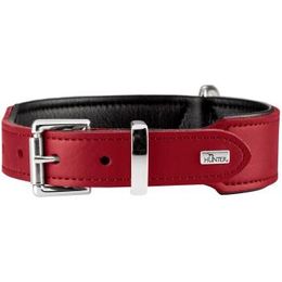 Hunter Hundehalsband basic rot S-M