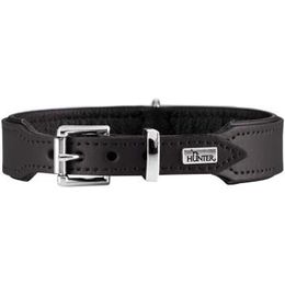 Hunter Hundehalsband basic schwarz S