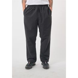 Stoffhose Cleptomanicx, Herren, Gr. L, EURO-Gr&ouml;&szlig;en, schwarz, 100% Polyamid, unifarben, lang, Hosen Stoffhose, mit verstellbarem Bund