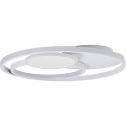Brilliant LED Deckenleuchte "Runda", wei&szlig;, 1, &Oslash; 50cm H: 7cm, 1 Stk., Leuchten, &Oslash; 50 cm, 5200 lm, 3000-6500 K, dimmbar, CCT, Fernbedienung, Metall, LED Deckenleuchte