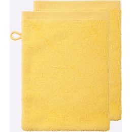 w&auml;schepur Handtuch W&Auml;SCHEPUR Gr. 1, gelb, B:50cm L:100cm, 100% Baumwolle, Handt&uuml;cher