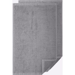 w&auml;schepur Handtuch W&Auml;SCHEPUR Gr. 1, steingrau, B:50cm L:100cm, Walkfrottee, 100% Baumwolle, Handt&uuml;cher