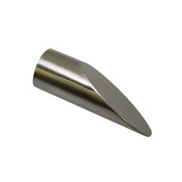 Gardinenstangen-Endst&uuml;ck Gardinia "Elypse" Gr. 1, silber (edelstahlfarben), B:2cm, Gardinenstangenendst&uuml;cke, Gardinenstangen-Endst&uuml;ck, Serie Einzelprogramm Chicago &Atilde;&tilde; 20 mm