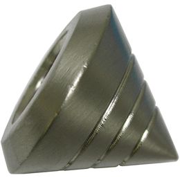 Gardinenstangen-Endst&uuml;ck Gardinia "Memphis", silber (edelstahlfarben), L:2,8cm, Gardinenstangenendst&uuml;cke, Gardinenstangen-Endst&uuml;ck, Serie Einzelprogramm Memphis &Atilde;&tilde; 16 mm