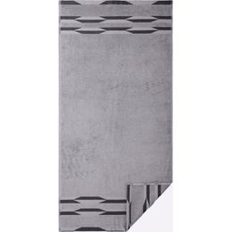 w&auml;schepur Handtuch W&Auml;SCHEPUR Gr. 1, steingrau, B:50cm L:100cm, 100% Baumwolle, Handt&uuml;cher