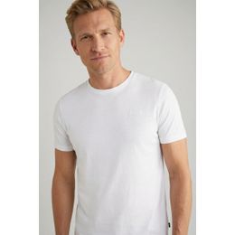 JOOP! T-Shirt JOOP "Cosmo", Jungen, Gr. L, wei&szlig;, Single Jersey, Obermaterial: 100% Baumwolle, unifarben, regular fit, Rundhals, Shirts T-Shirt, Basic, regular fit fit, Rundhals