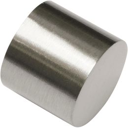 Gardinenstangen-Endst&uuml;ck Gardinia "Endkappe" Gr. 1, silber (edelstahlfarben), B:2cm, Gardinenstangenendst&uuml;cke, Gardinenstangen-Endst&uuml;ck, Serie Einzelprogramm Chicago &Atilde;&tilde; 20 mm